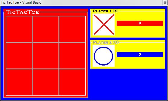 Tic Tac Toe Game in VB6 | SourceCodester